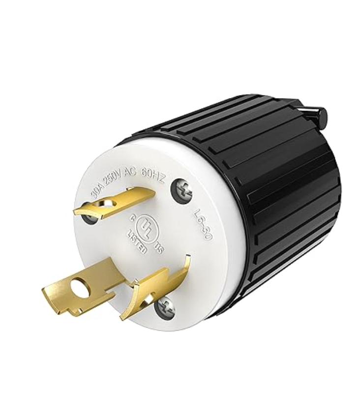 Nema Twist Male 2 Pole 3 Wire 30a 250v Plug Galaxy| Defaria Flooring