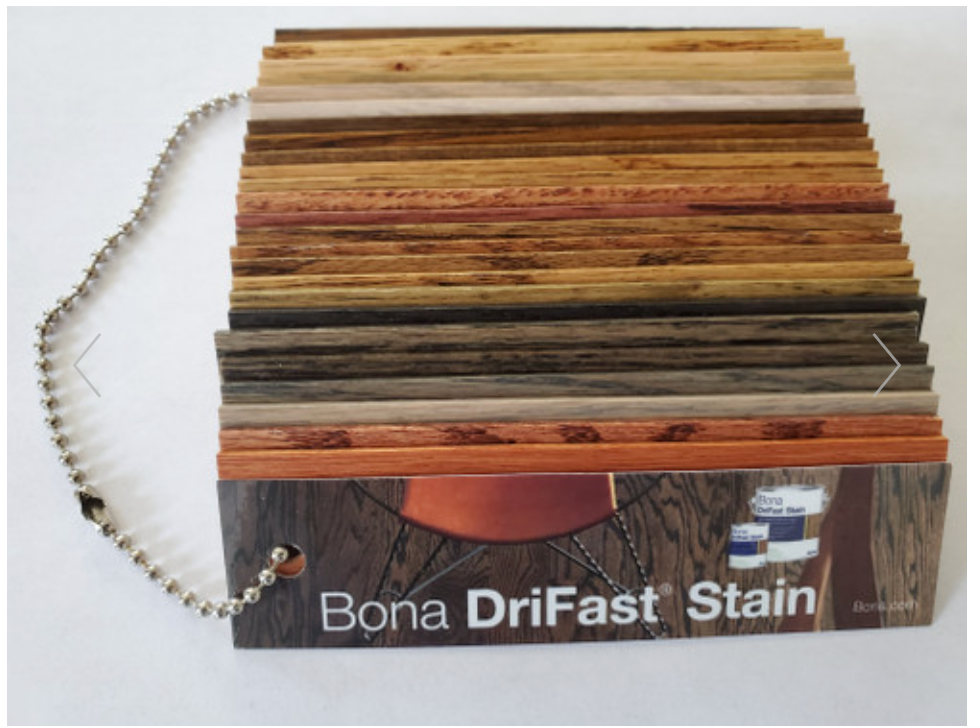 Bona DriFast Stain Color Fan Deck| Defaria Flooring