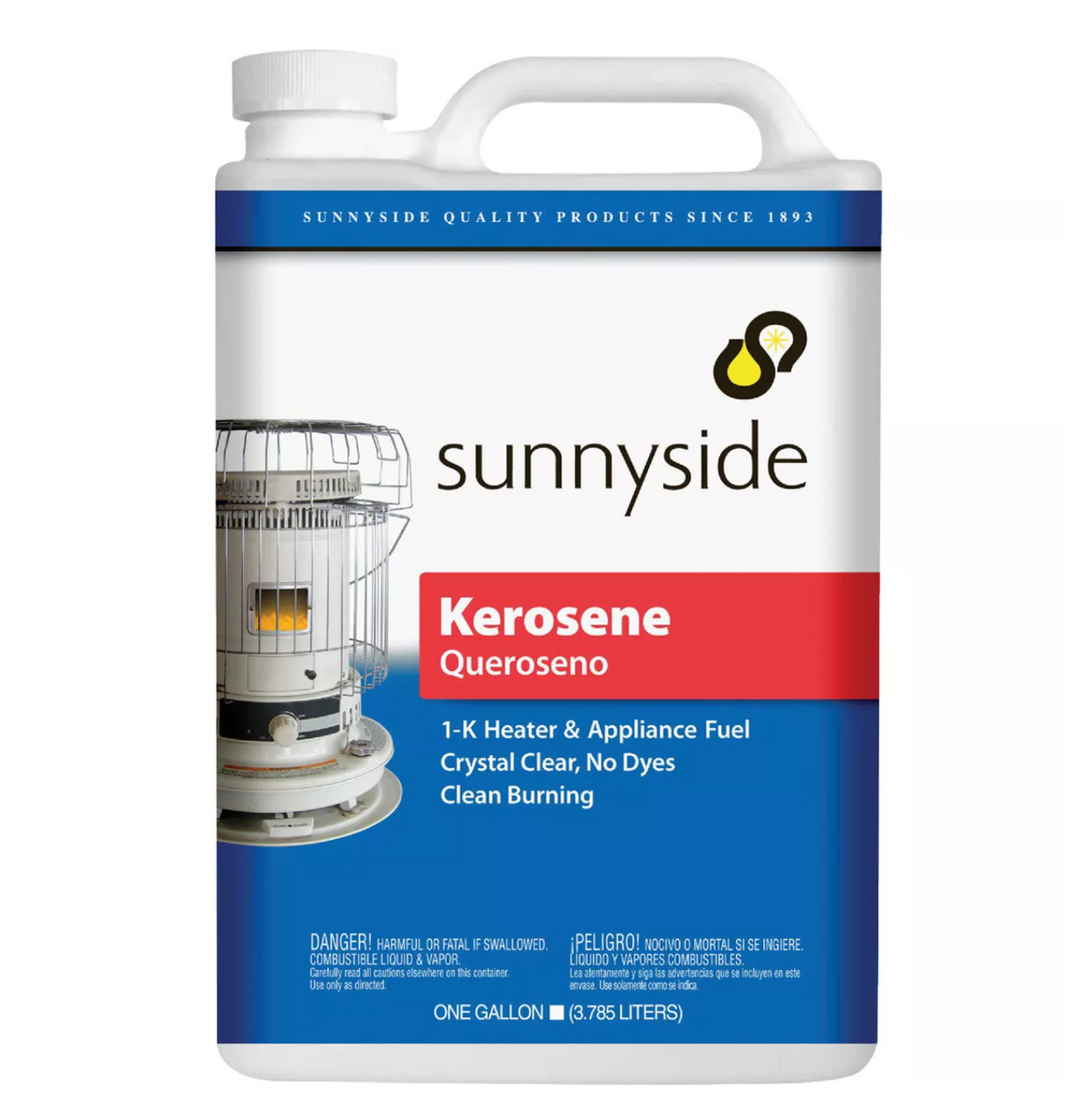 SunnySide Kerosene Fuel Crystal Clear 1 Gal| Defaria Flooring