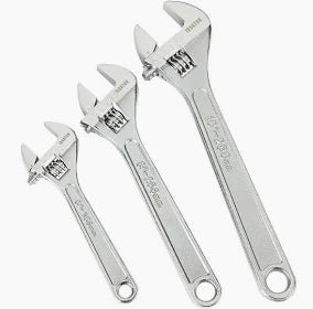 Pittsburgh Adjustable Wrench set 3 pc| Defaria Flooring
